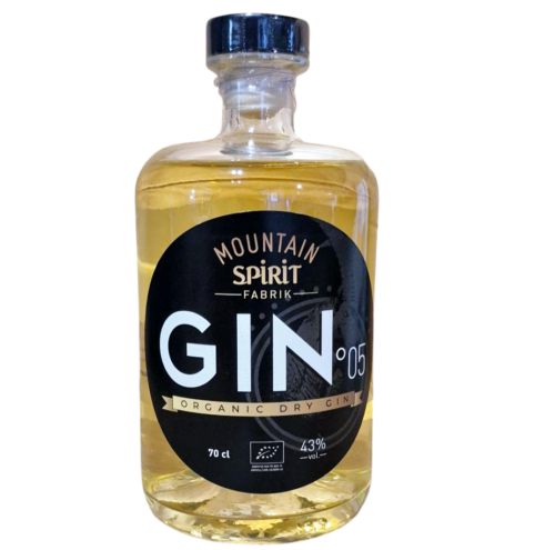GIN°05 bio "Yellow Gin" - 70cl - 43° vol. - Mountain Spirit Fabrik ...